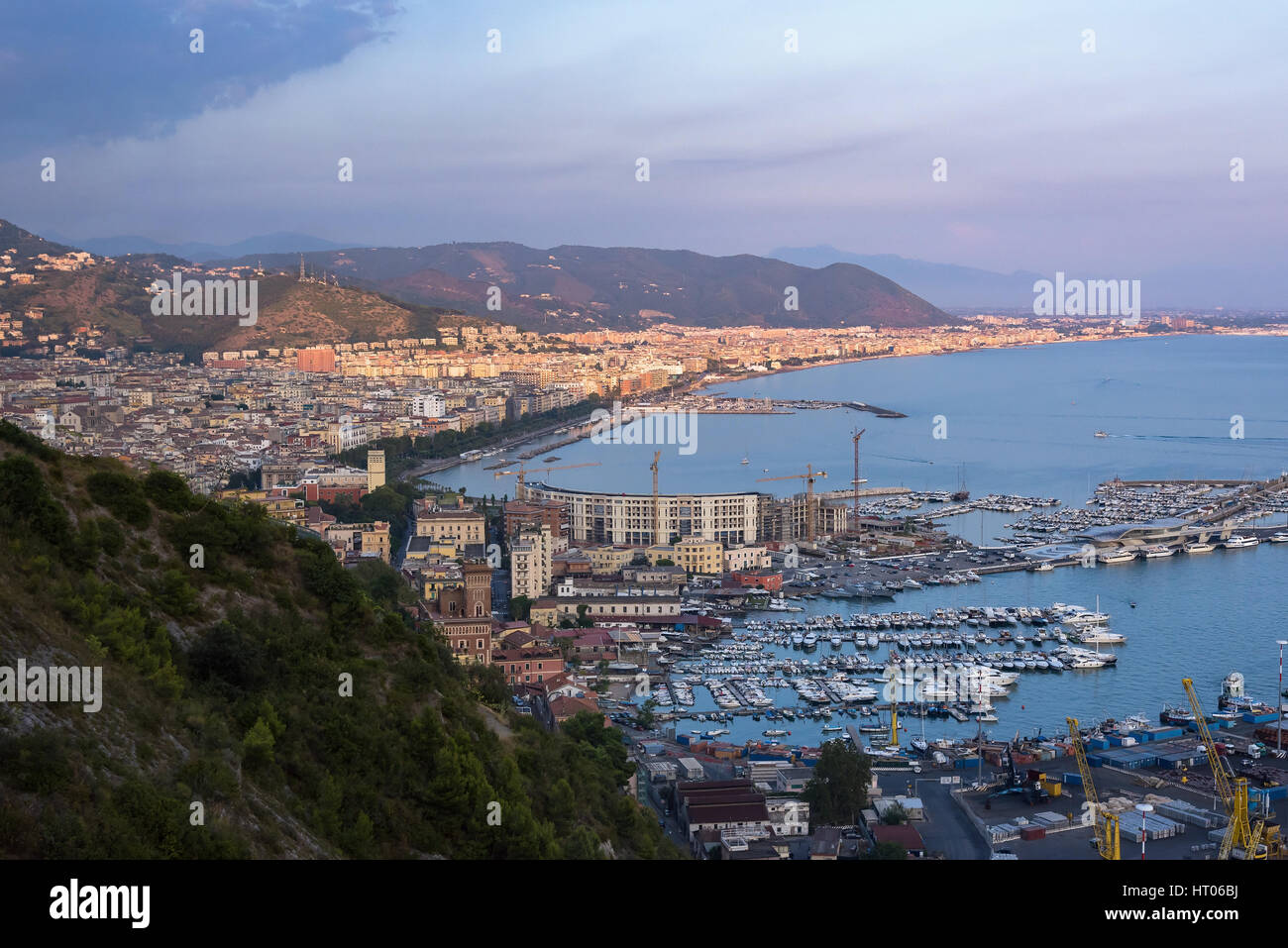 Aerial view of salerno hi-res stock photography and images - Alamy