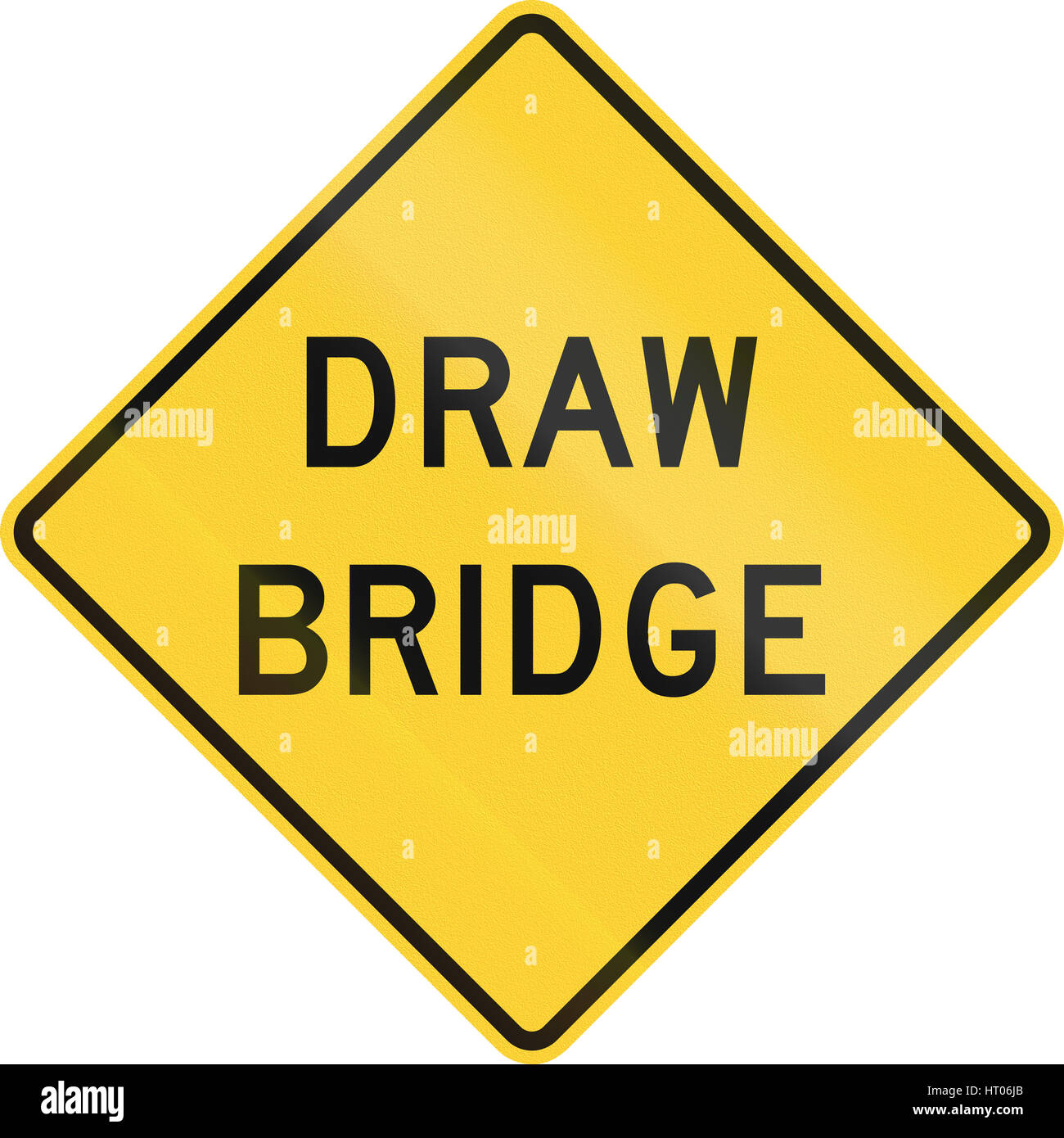 Warning draw bridge hi-res stock photography and images - Alamy