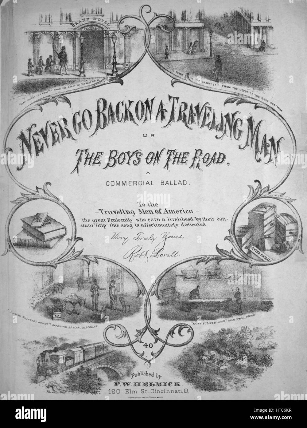 Illustration on cover man Black and White Stock Photos & Images - Alamy