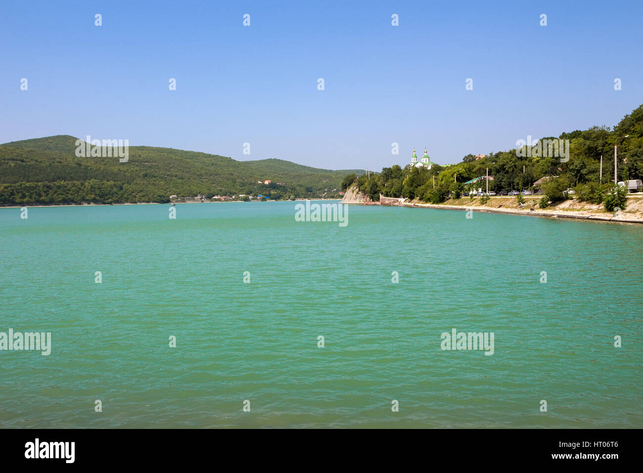 Nice view ofbeautiful lake Stock Photo - Alamy