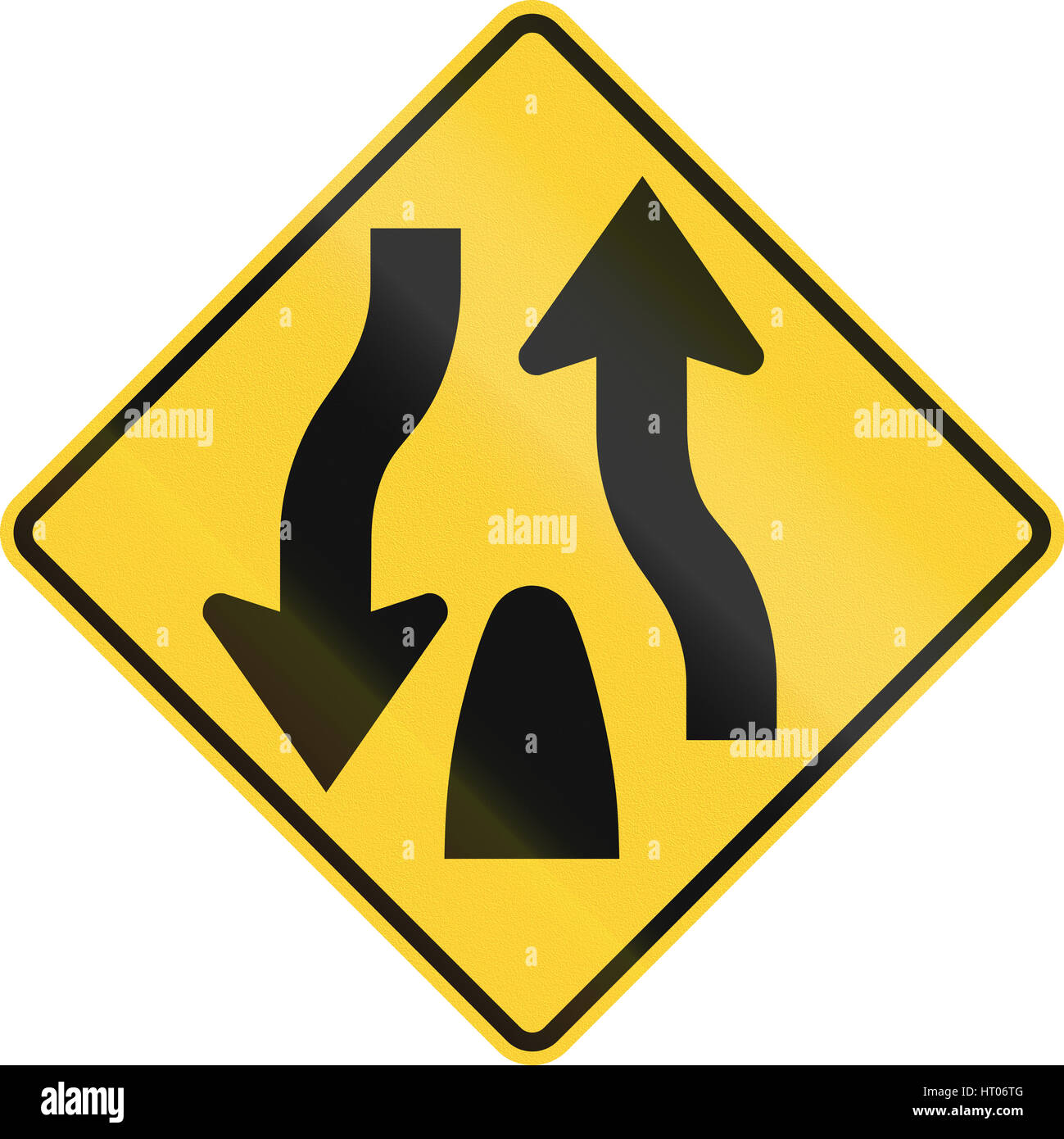 Two Lane Median High Resolution Stock Photography and Images - Alamy