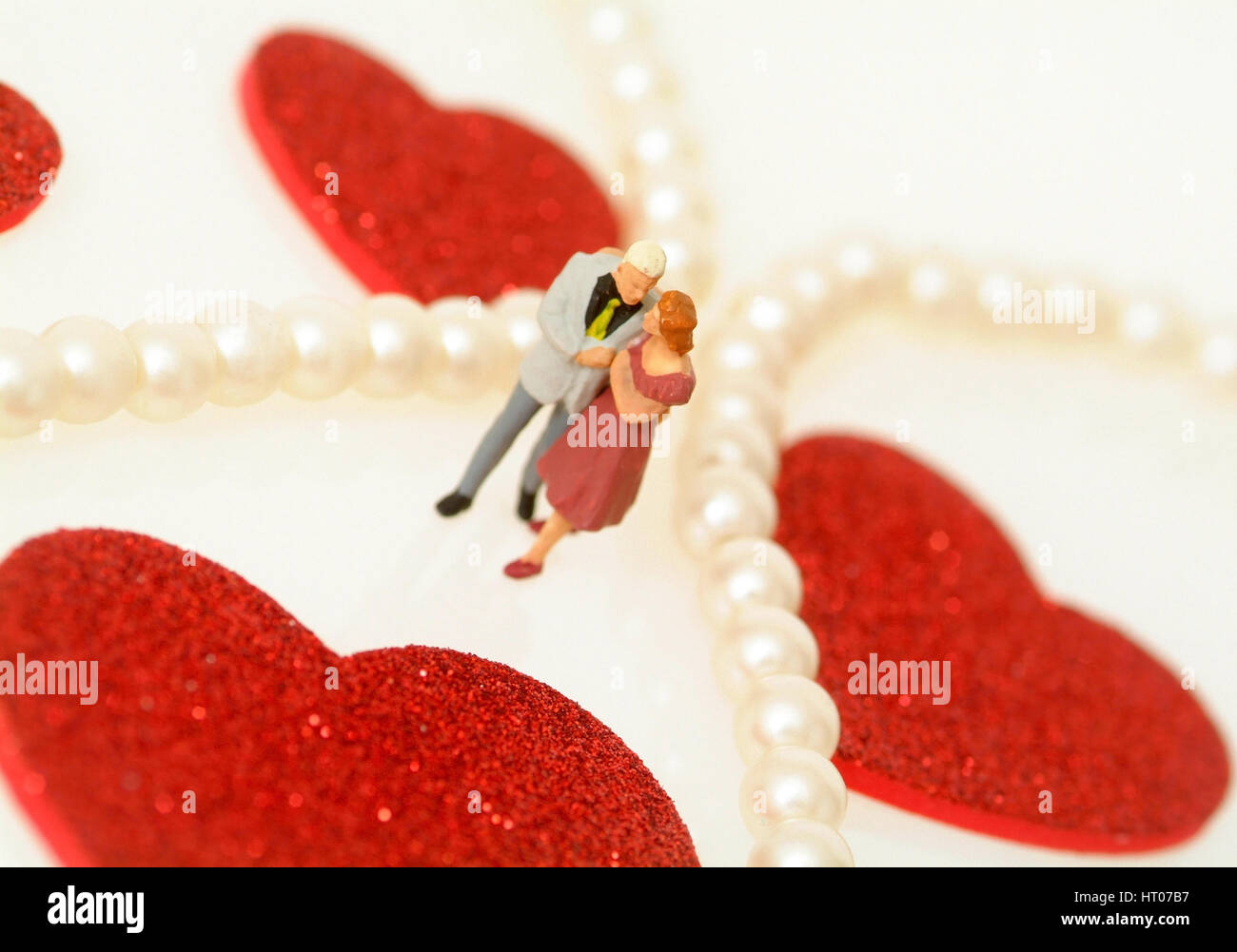 Symbolbild Liebesbeziehung - symbolic for love couple Stock Photo - Alamy