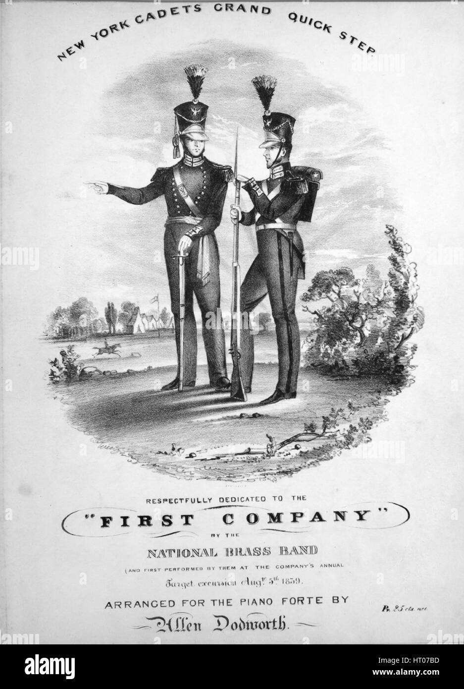 Sheet music cover image of the song 'New York Cadet's Grand Quick Step ...