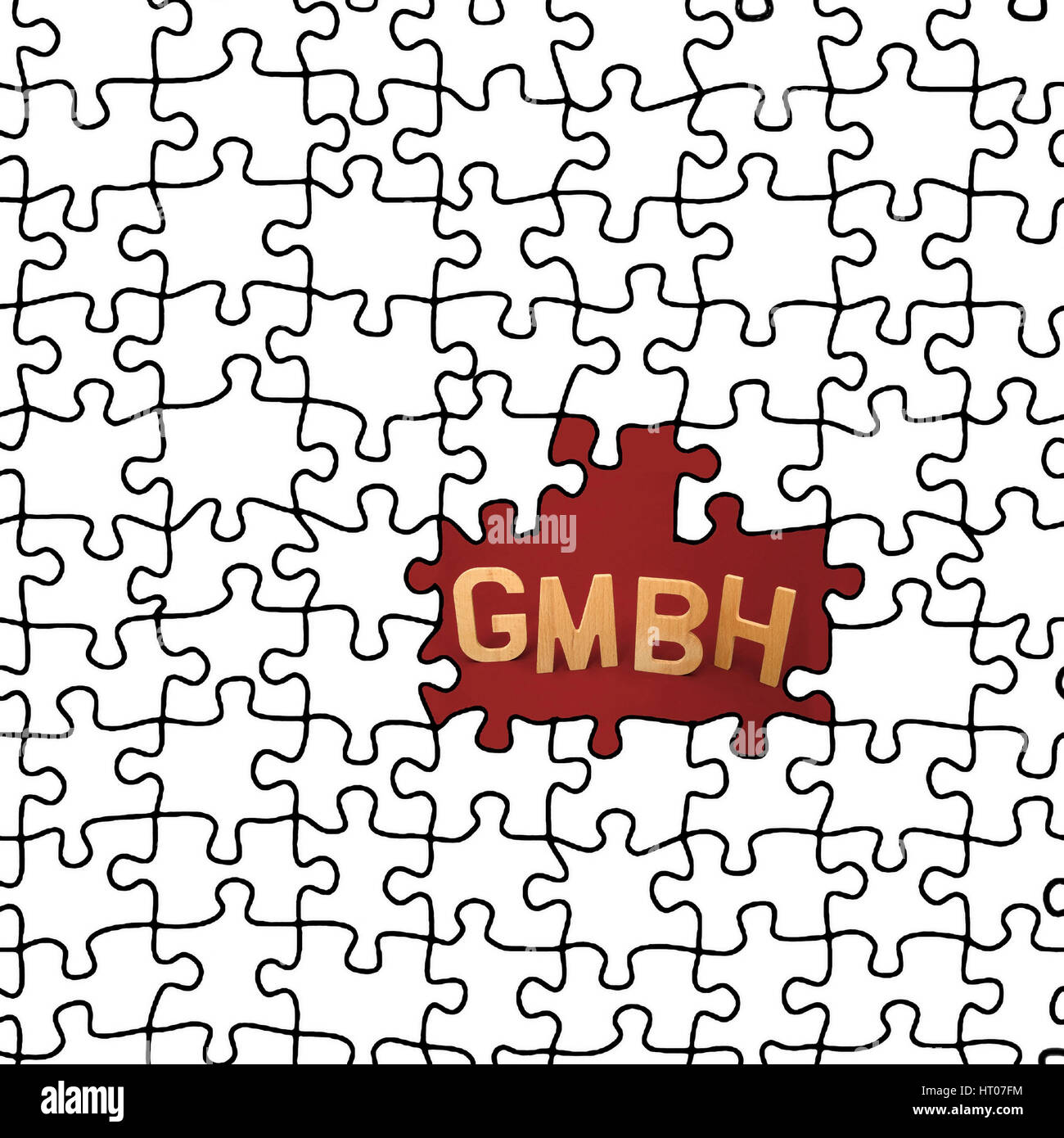 Symbolbild Unternehmensgruendung, GMBH - symbolic for corporation Stock ...
