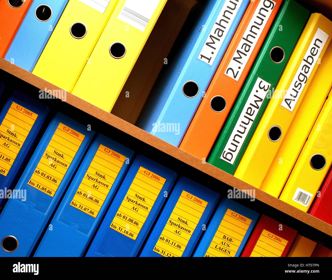 Aktenordner - files Stock Photo - Alamy