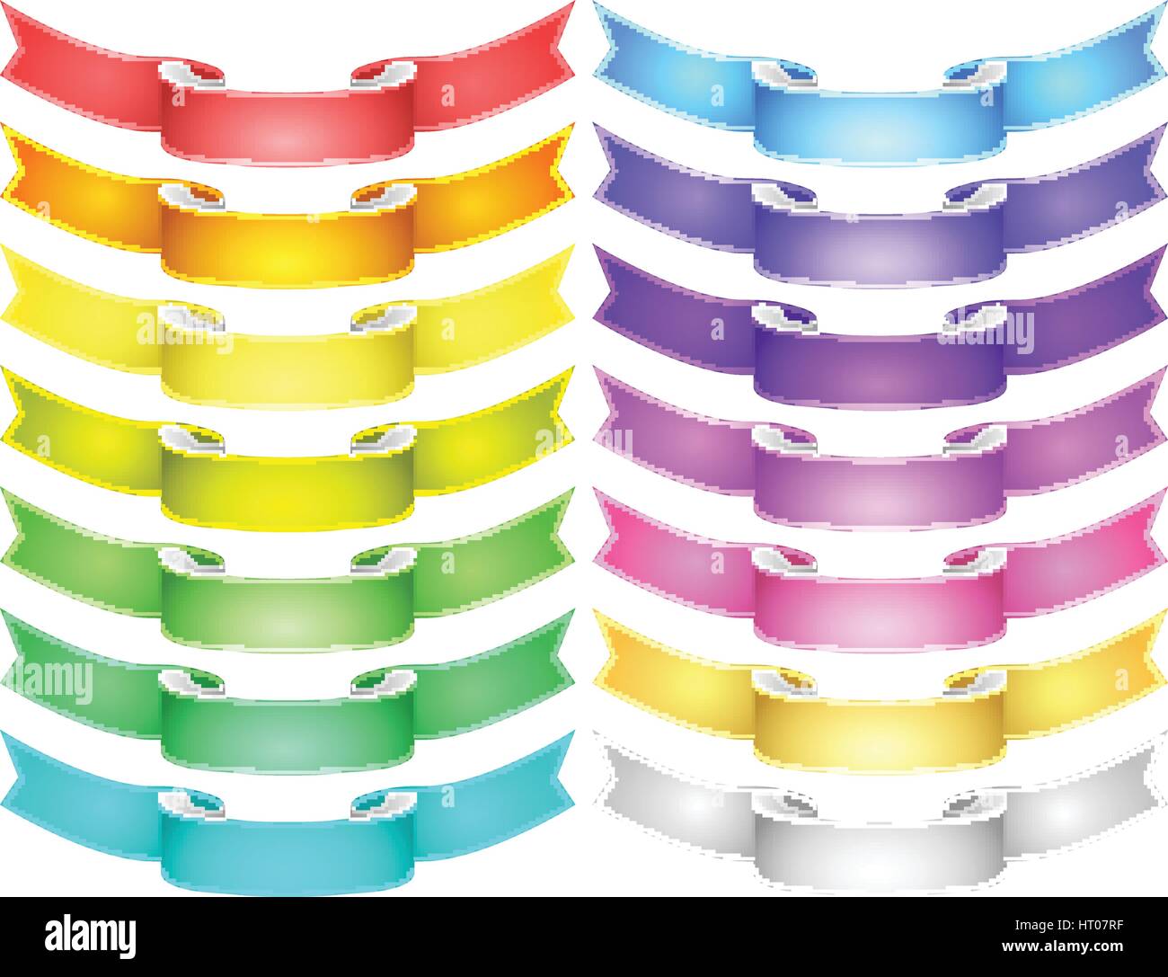 vector ribbons set Stock Vector Image & Art - Alamy
