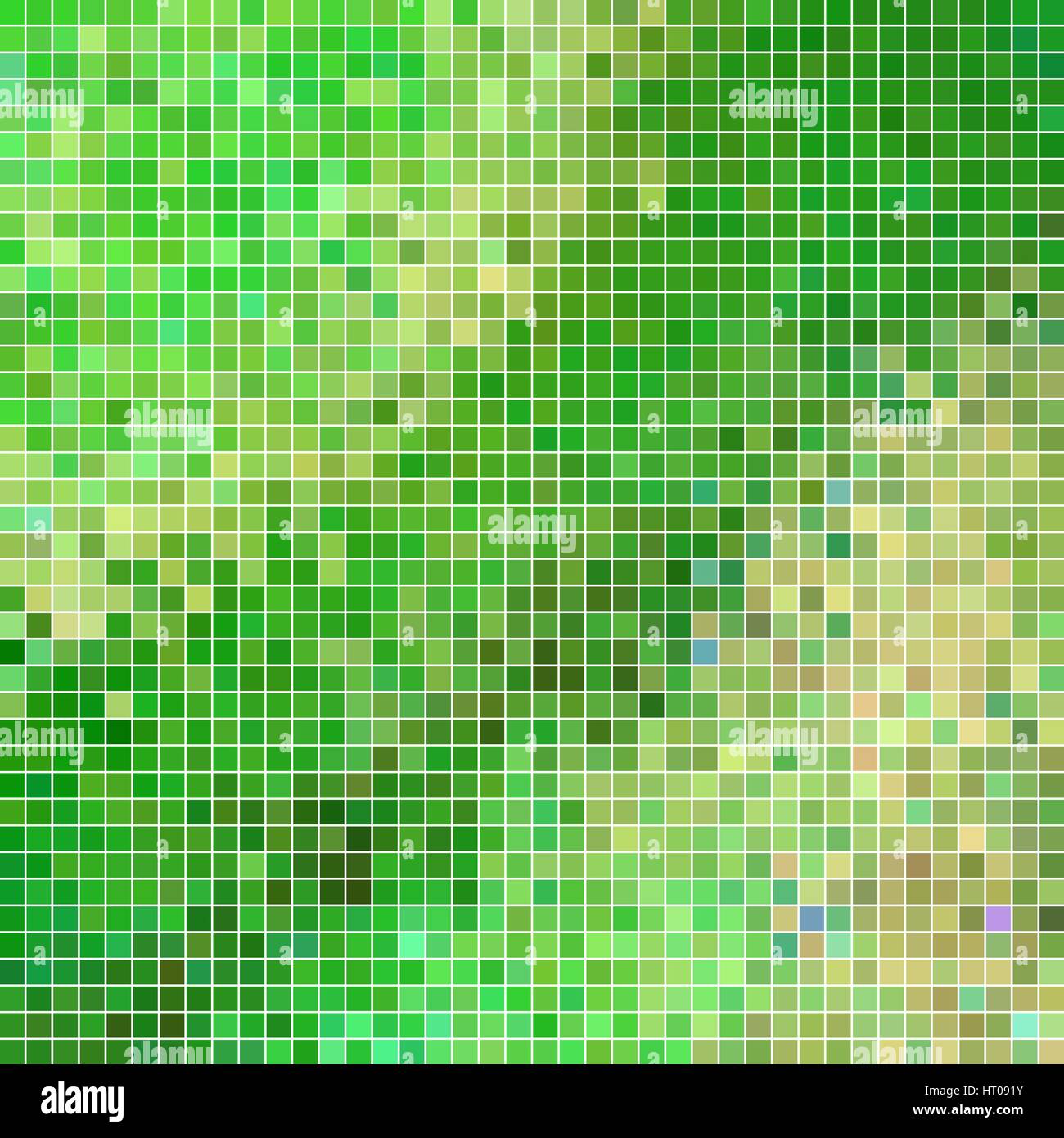 abstract vector square pixel mosaic background - green Stock Vector ...