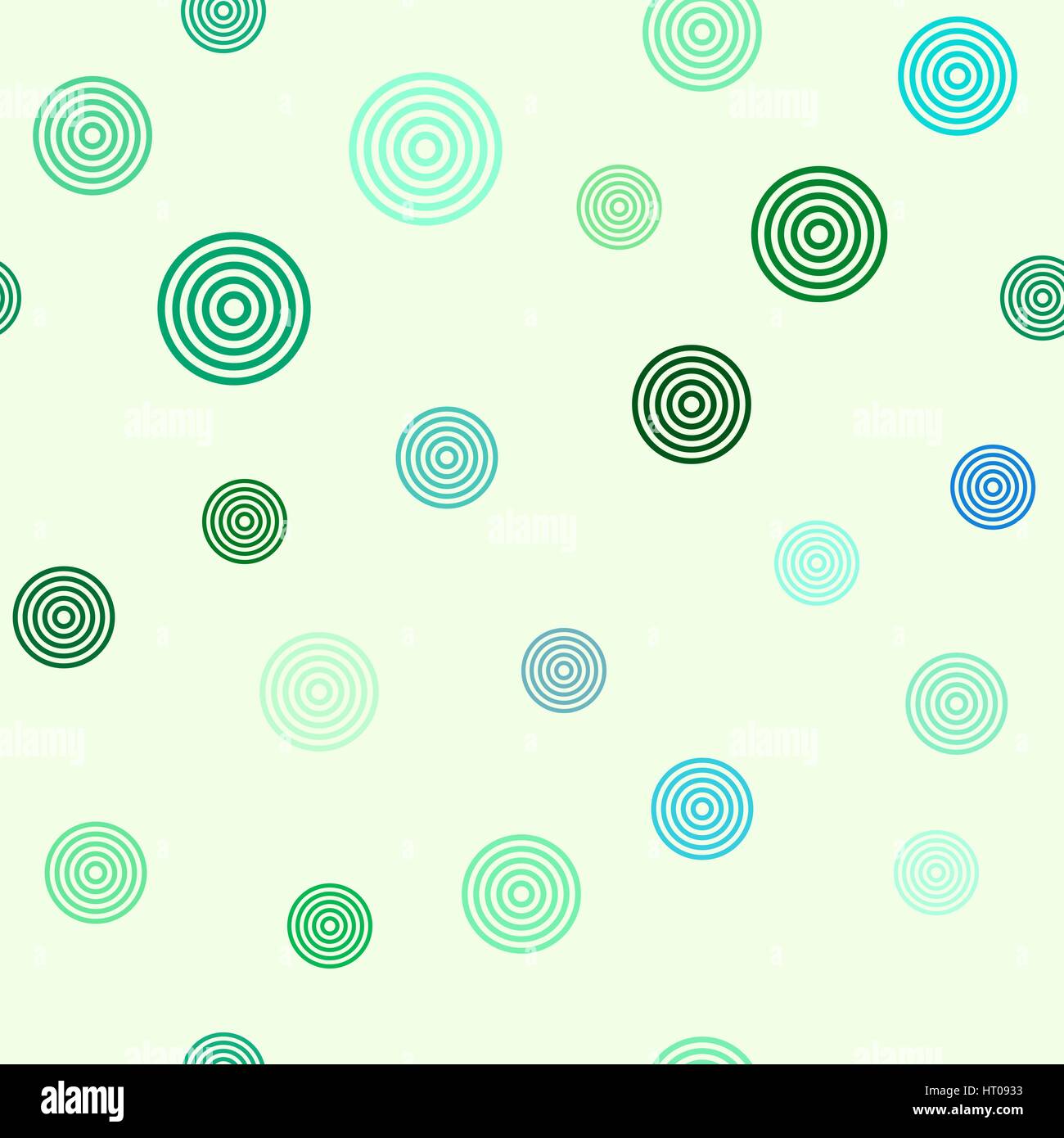 vector seamless pattern - teal concentric circles on light background Stock Vector Image & Art ...