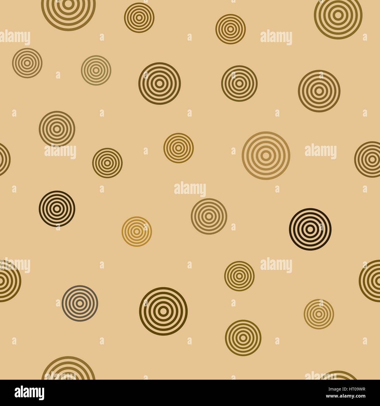 Brown concentric circles Stock Vector Images - Alamy