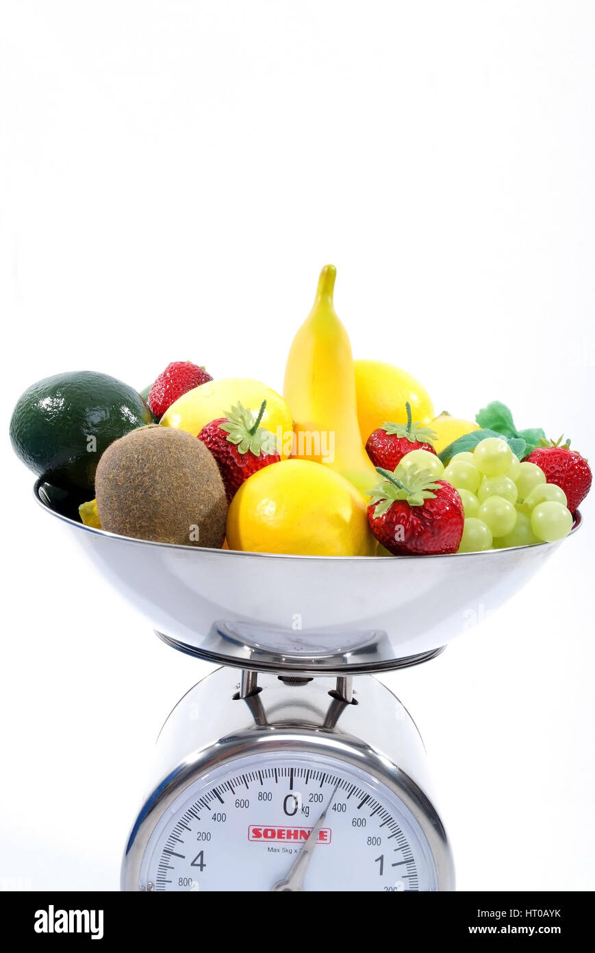 Obstwaage - fruit scale Stock Photo - Alamy