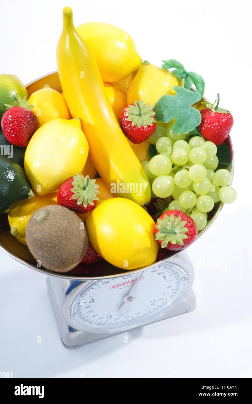 Obstwaage - fruit scale Stock Photo - Alamy