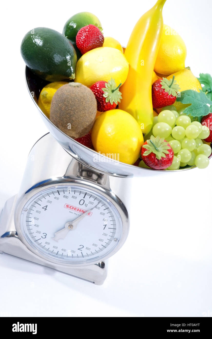 Obstwaage - fruit scale Stock Photo - Alamy