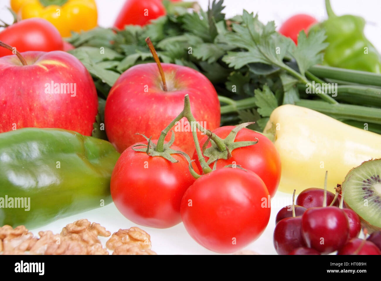 Obst und Gemuese - fruits and vegetables Stock Photo - Alamy