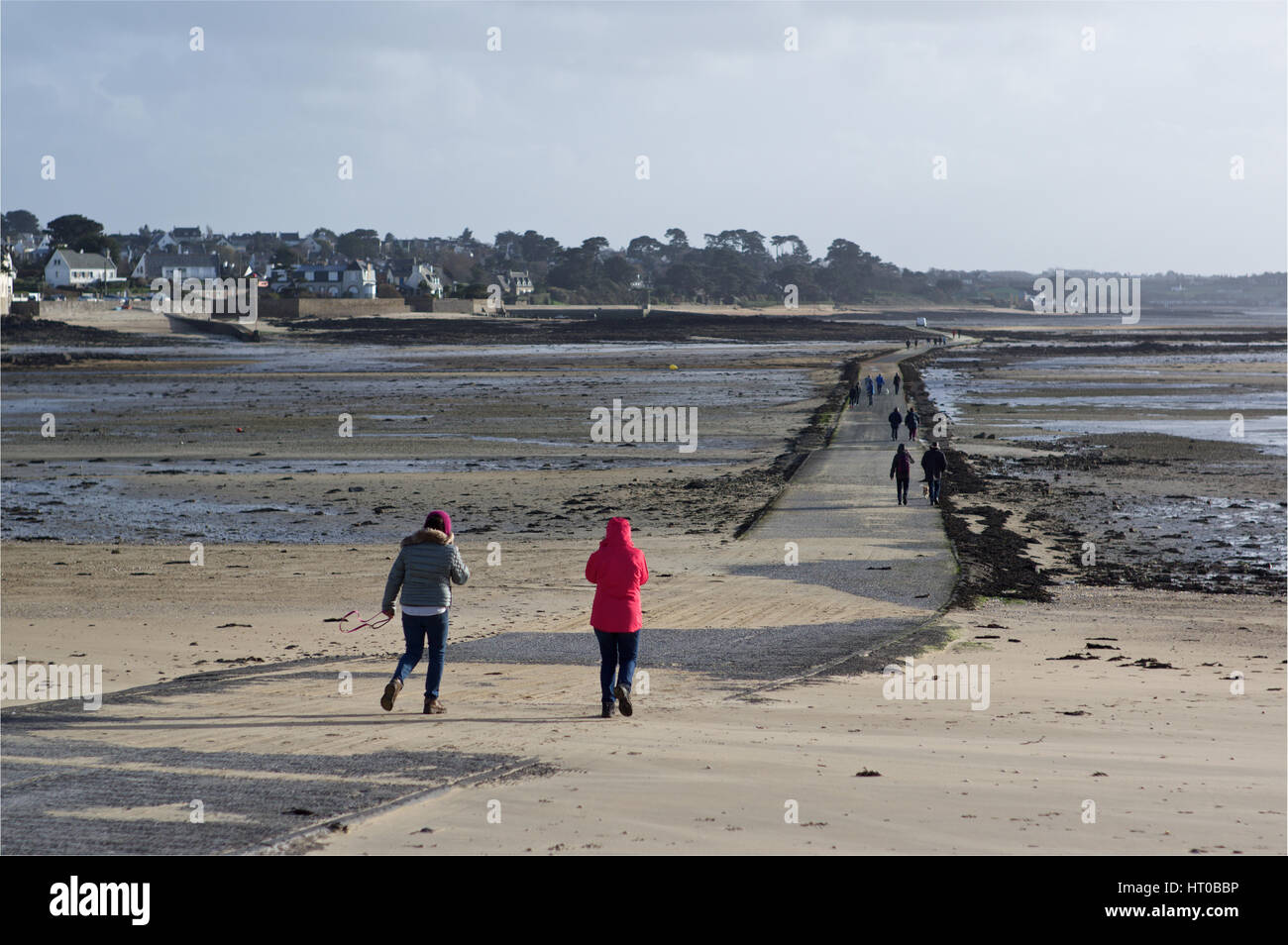 Walk across the causeway hi-res stock photography and images - Alamy