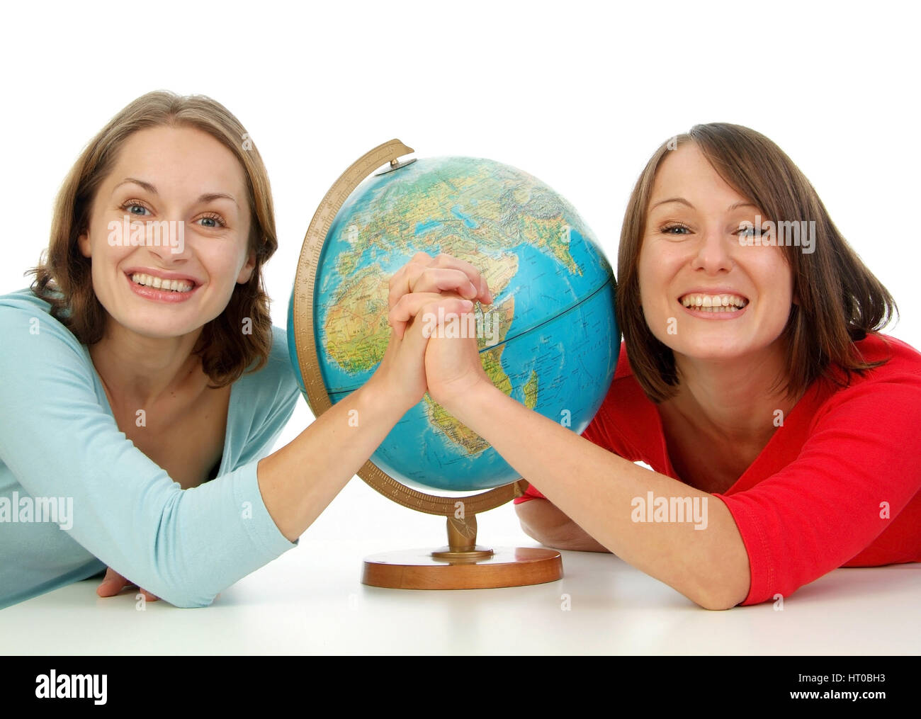 Symbolbild globale Freundschaft - symbolic for global friendship Stock ...