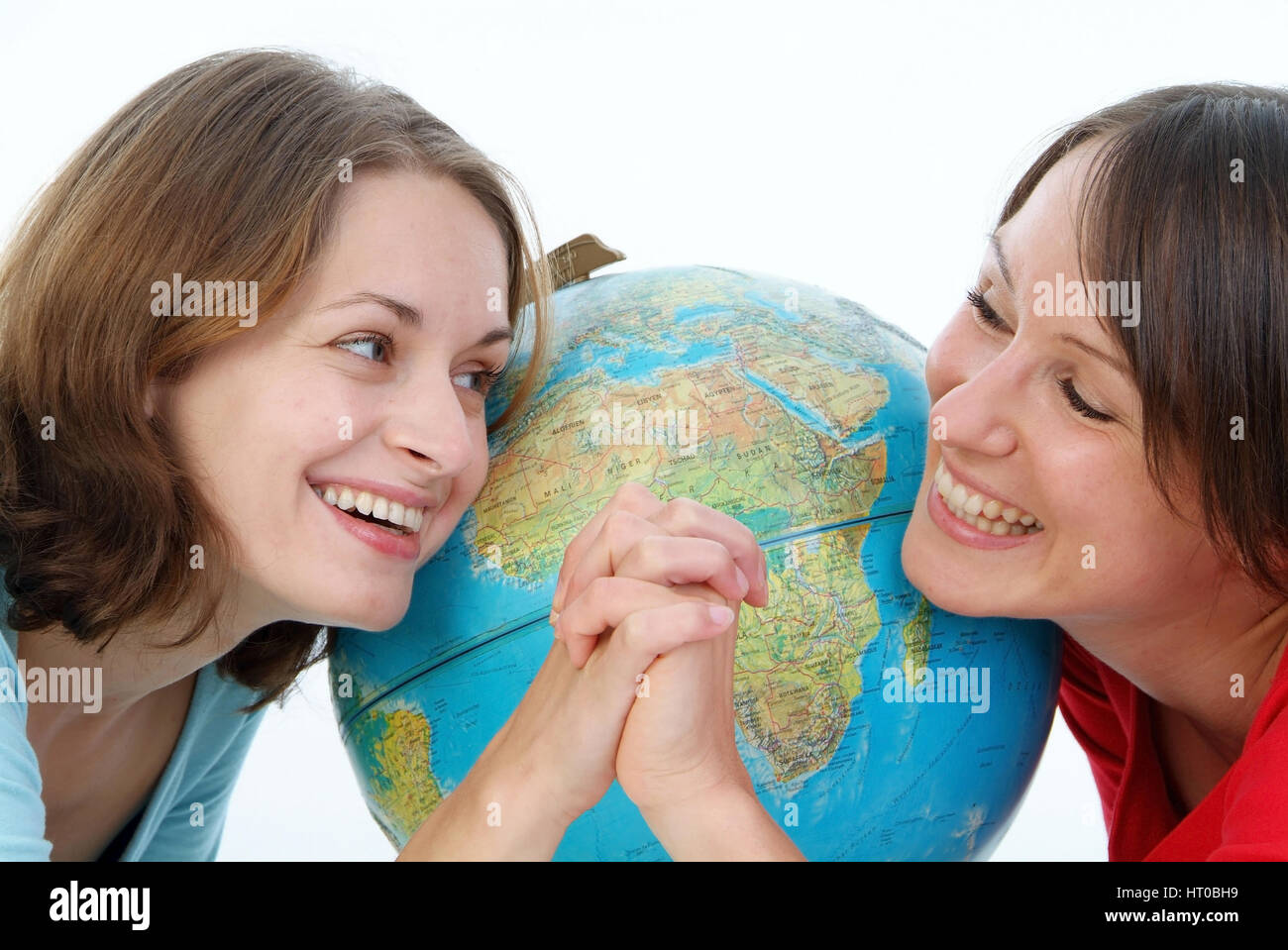 Symbolbild globale Freundschaft - symbolic for global friendship Stock ...