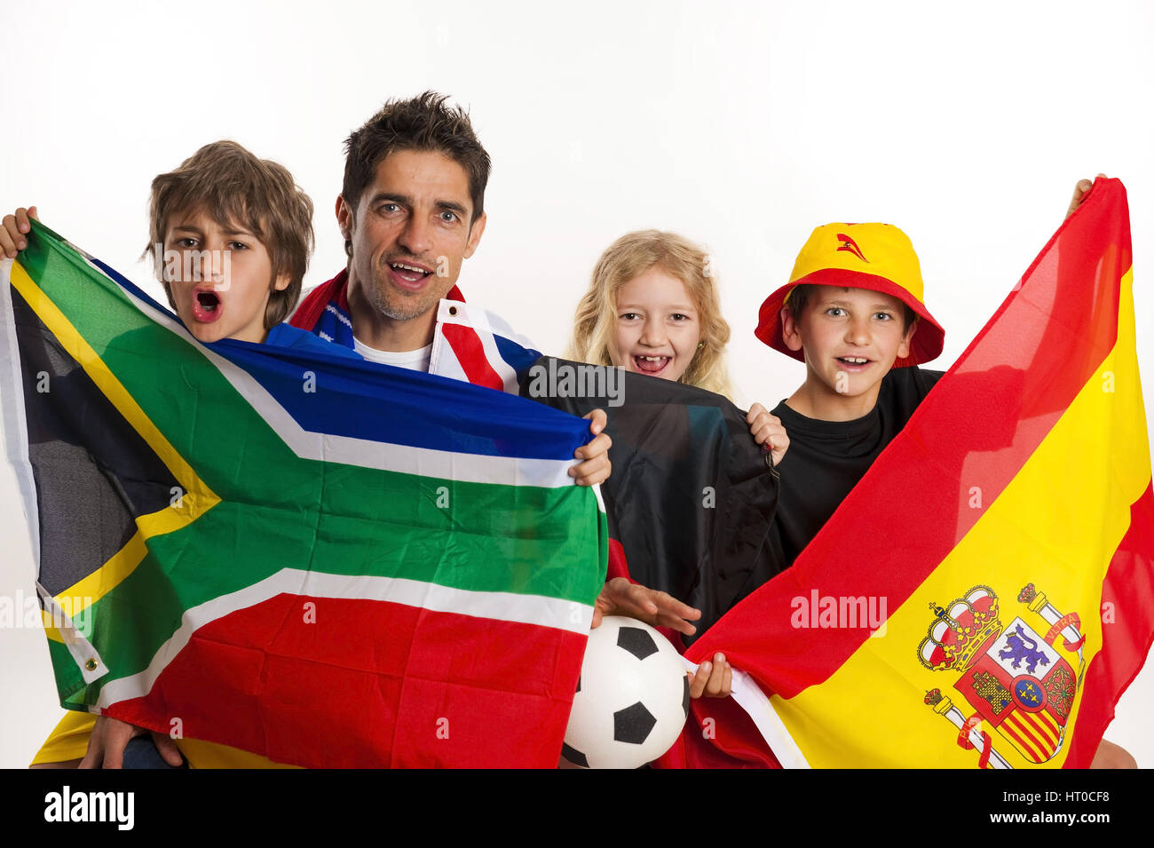 Fu?ballfans, Fu?ball-WM - soccer fans Stock Photo - Alamy