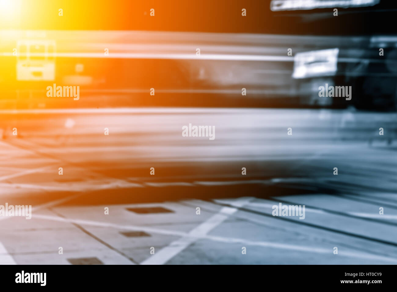 Abstract background of people on the street with sunlight Stock Photo ...