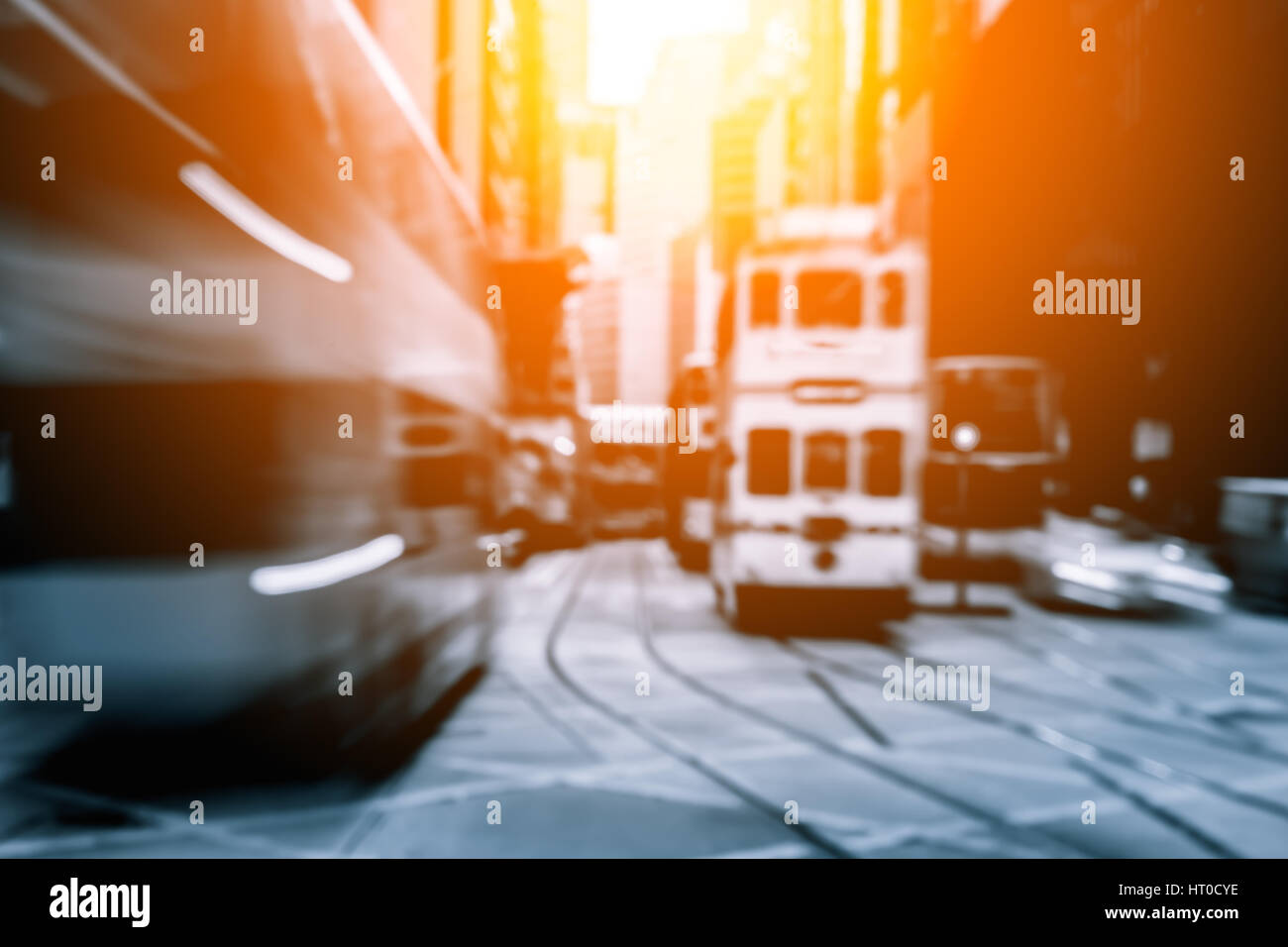 Abstract background of people on the street with sunlight Stock Photo ...