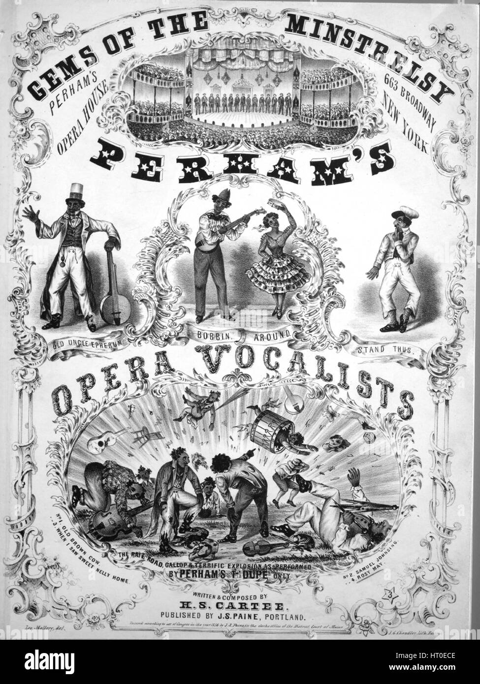 Sheet music cover image of the song 'Rosa May Song and Chorus', with ...