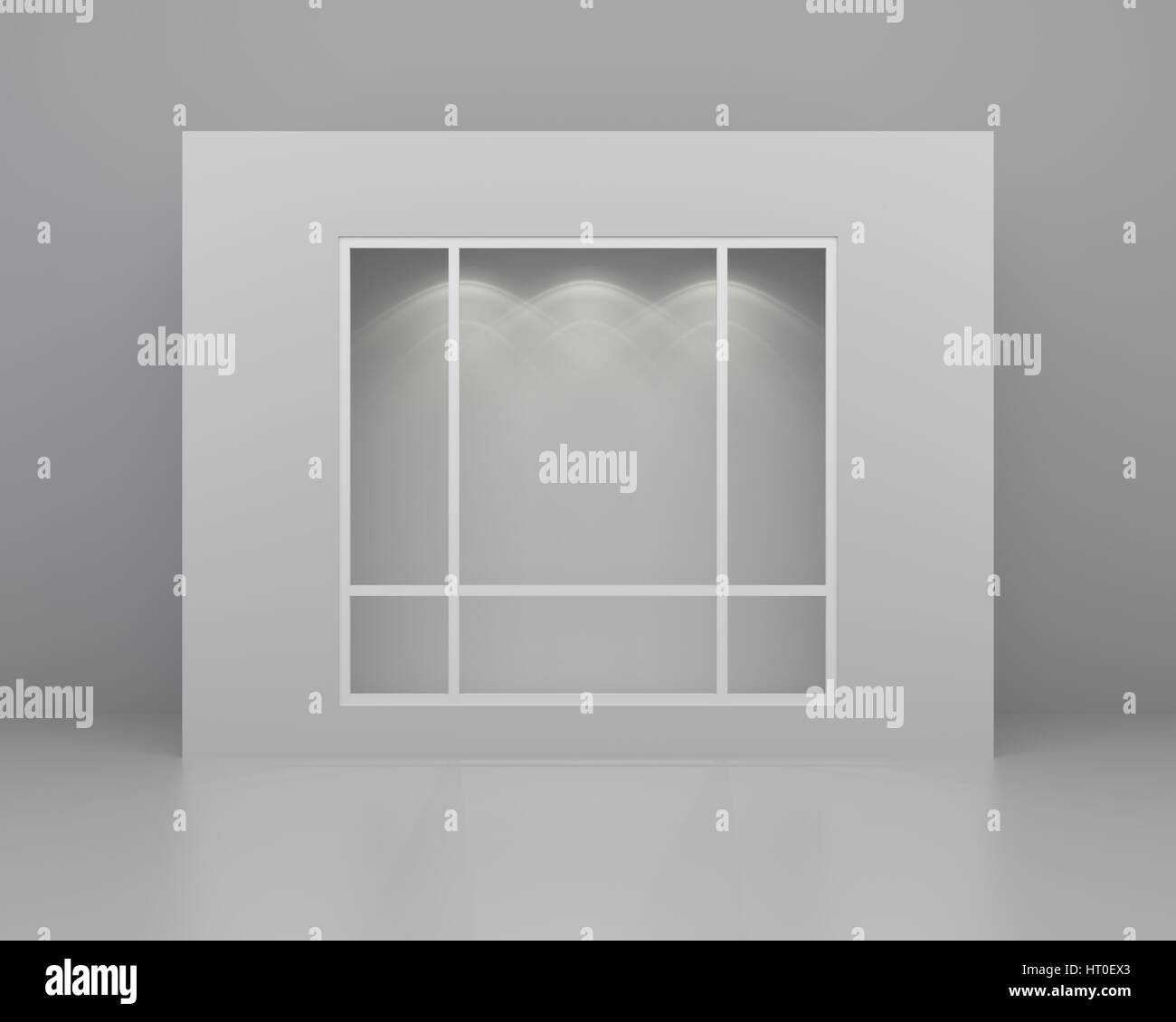 Front view of shop exterior. Mock up, 3D Rendering Stock Photo - Alamy