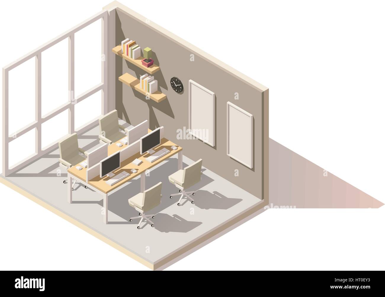 Isometric office work infographic 3d hi-res stock photography and ...