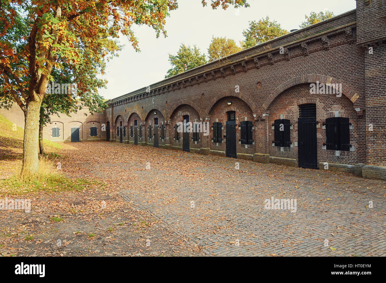 Bunker of the fortress Naarden in the Netherlands Stock Photo - Alamy