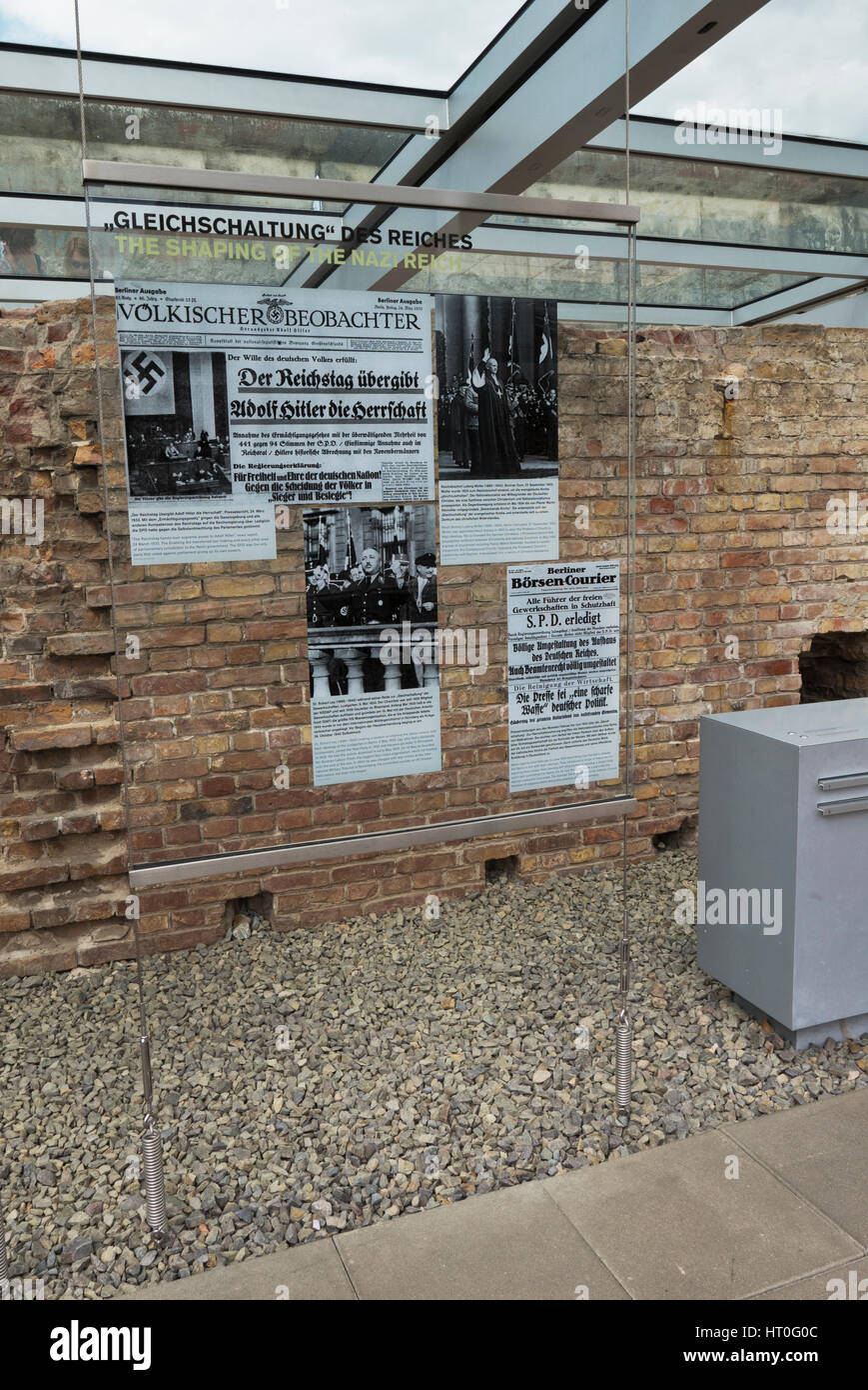 'Topography of Terror' a documentary exhibition on the site of the ...