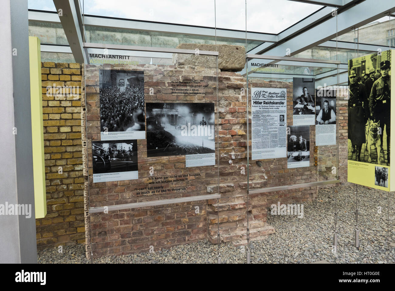 'Topography of Terror' a documentary exhibition on the site of the ...