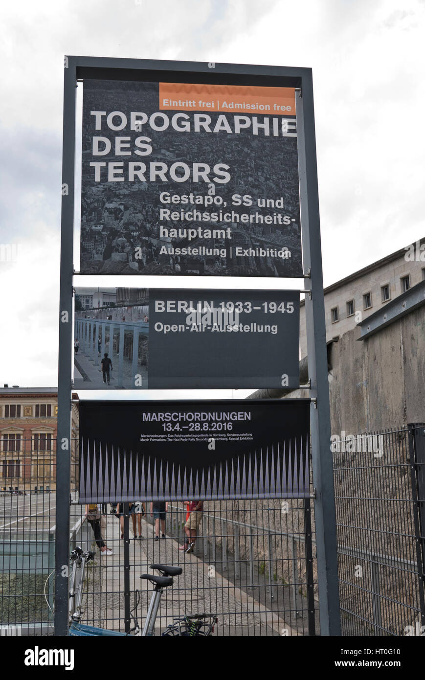 'Topography of Terror' a documentary exhibition on the site of the ...