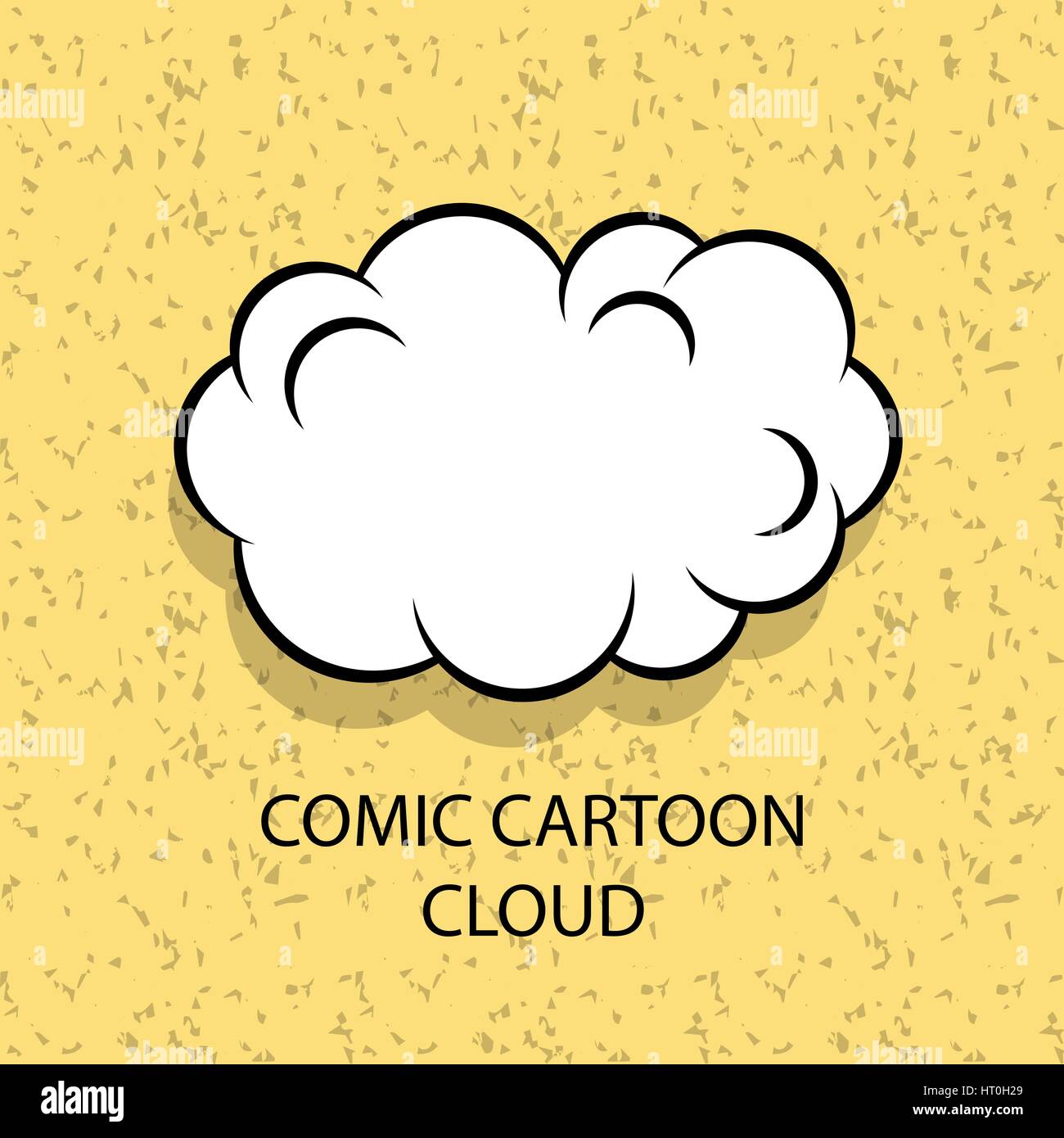 Comic cartoon cloud balloon Stock Vector Image & Art - Alamy