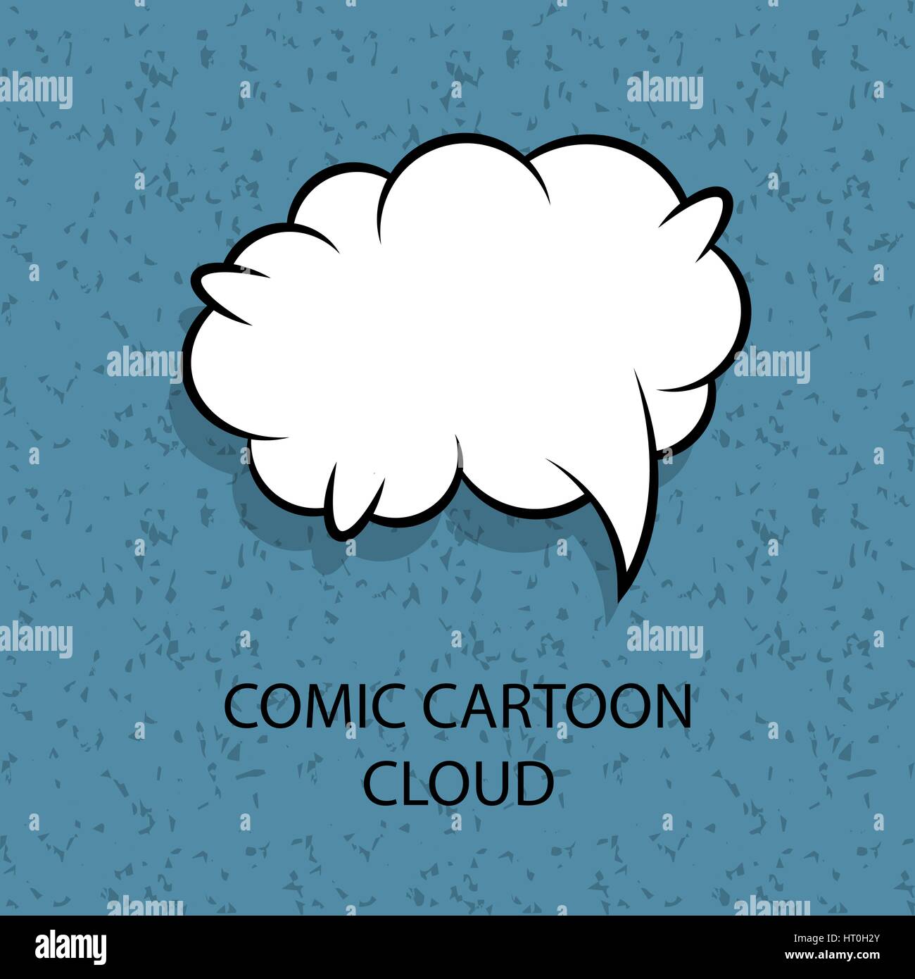 Comic funny cartoon empty bubble Stock Vector Image & Art - Alamy