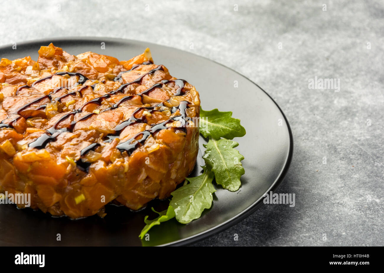 Delicious the tar-tare sauce from a salmon , rich in omega 3 oil, with ...