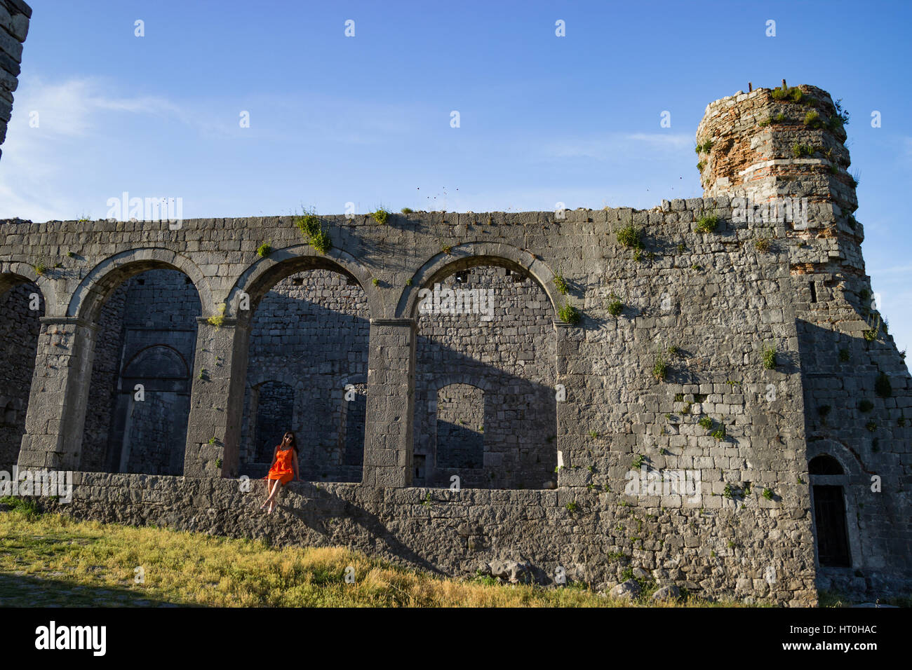Shkoder Albania Rozafa Castle Stock Photo - Alamy