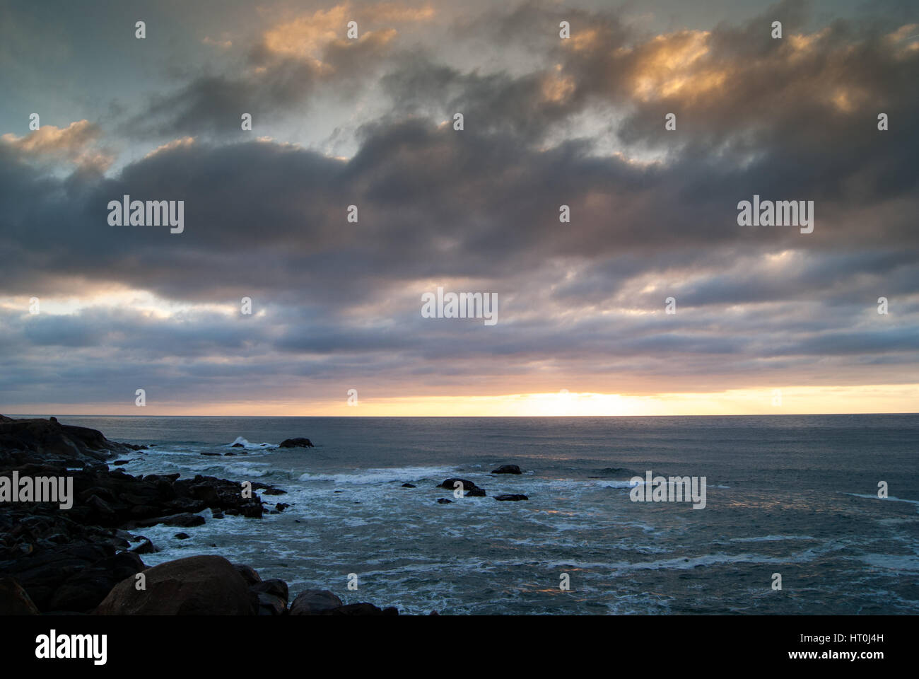 Portugal atlantic ocean sunset in hi-res stock photography and images ...