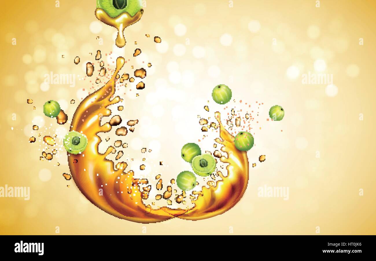Golden oil flow green amla hi-res stock photography and images - Alamy