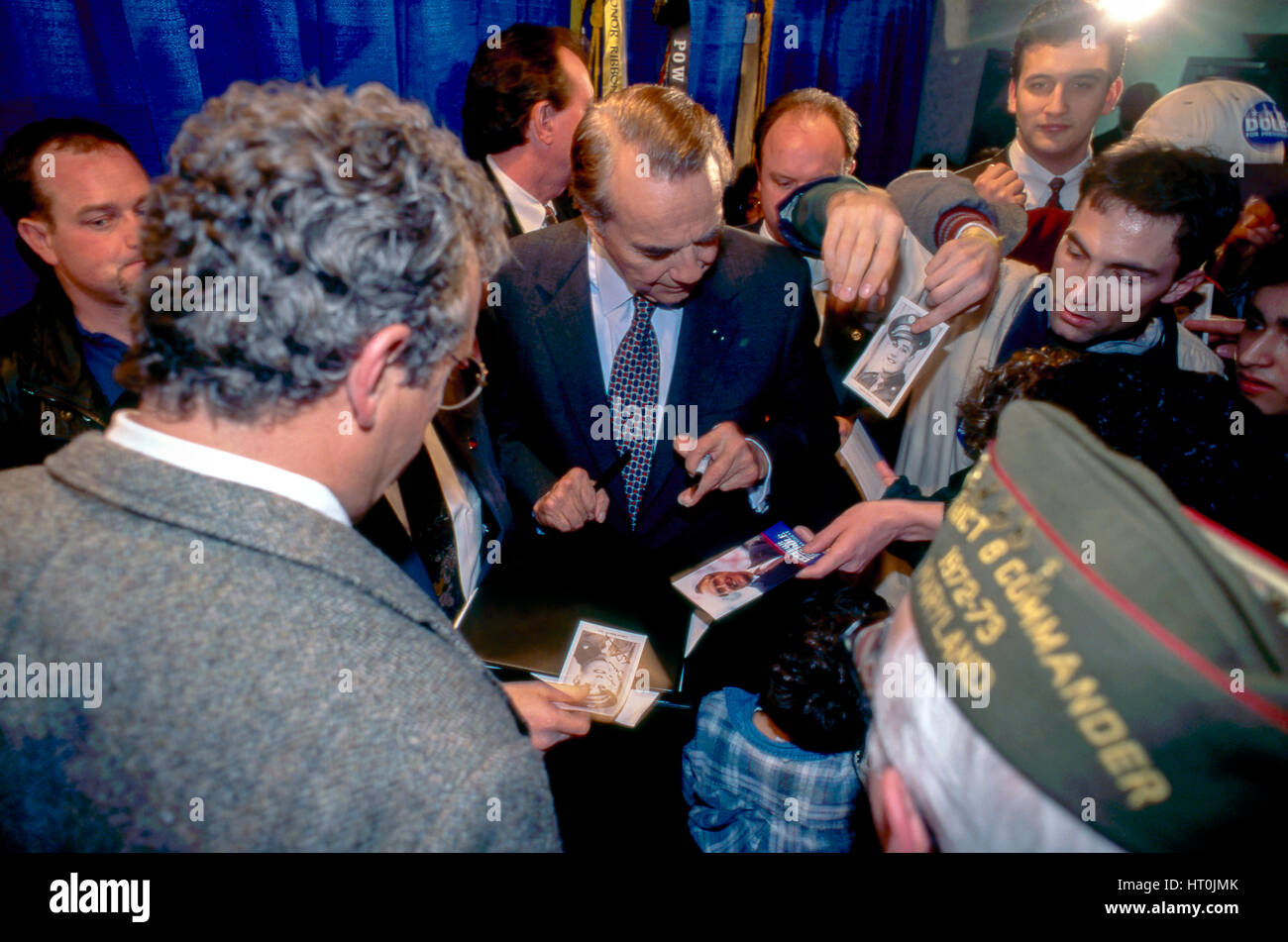 Senator Robert Dole Republican presidential candidate with his daughter ...