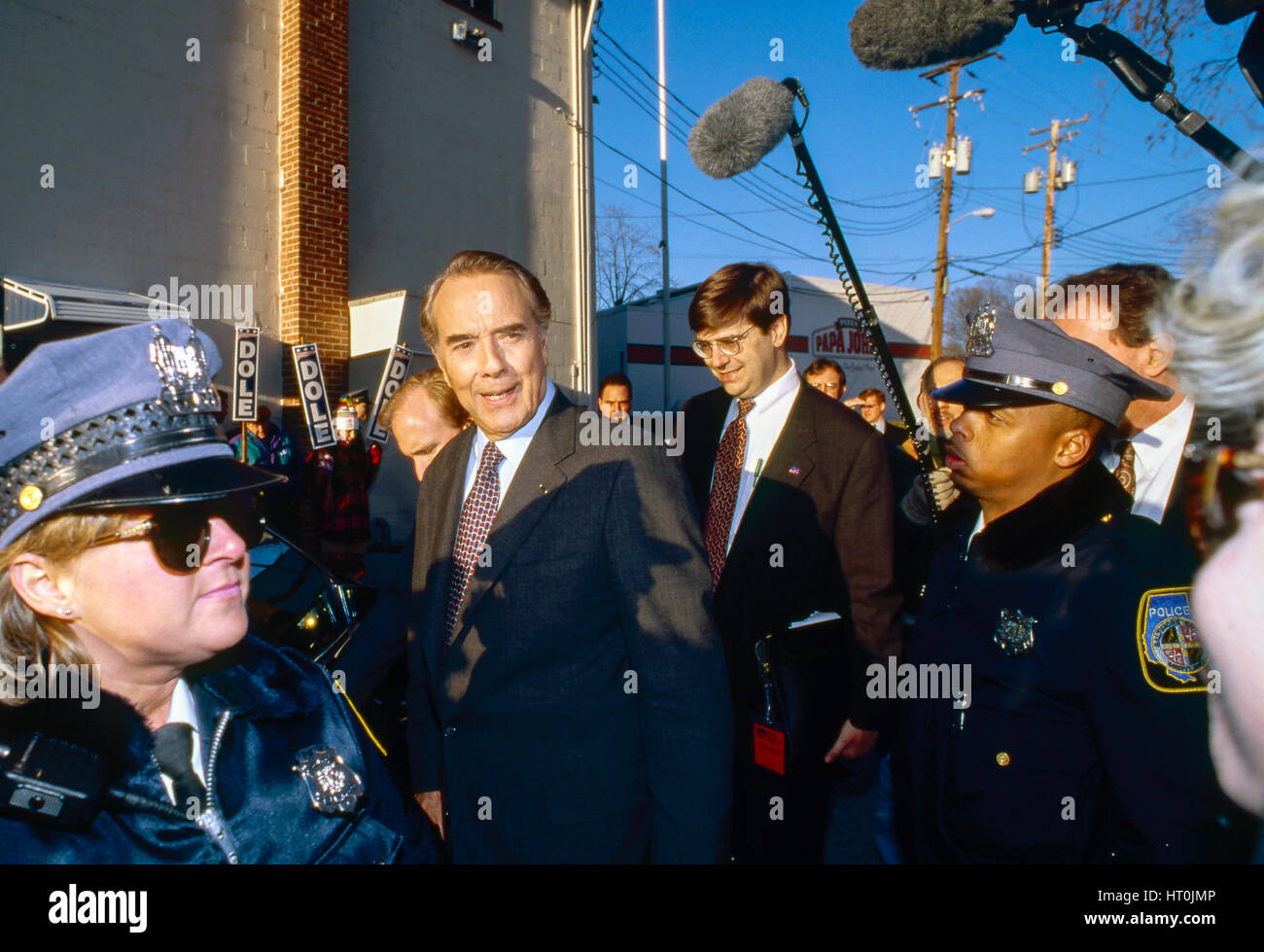 Senator Robert Dole Republican presidential candidate with his daughter ...