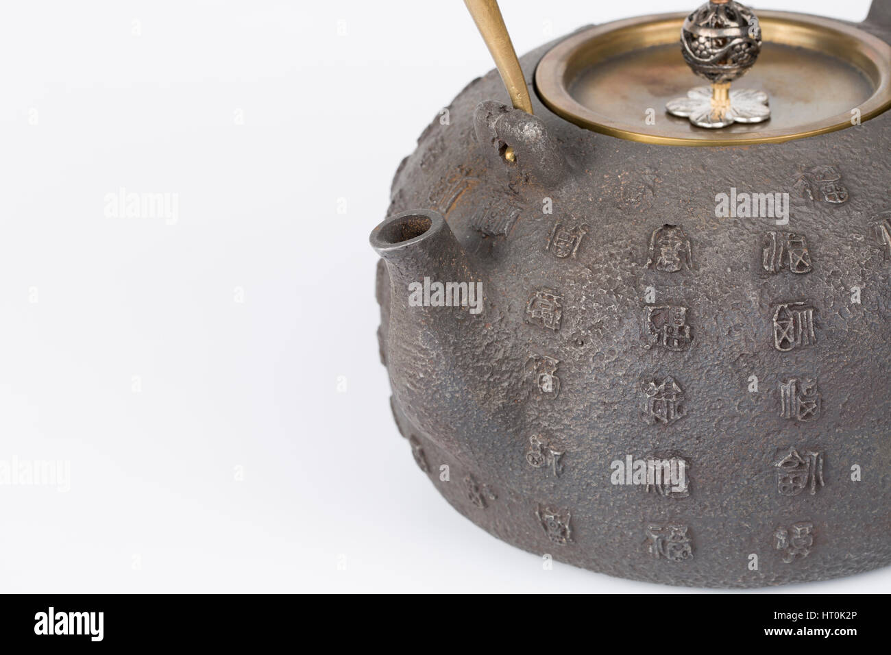 Traditional teapot isolated on the white background Stock Photo - Alamy