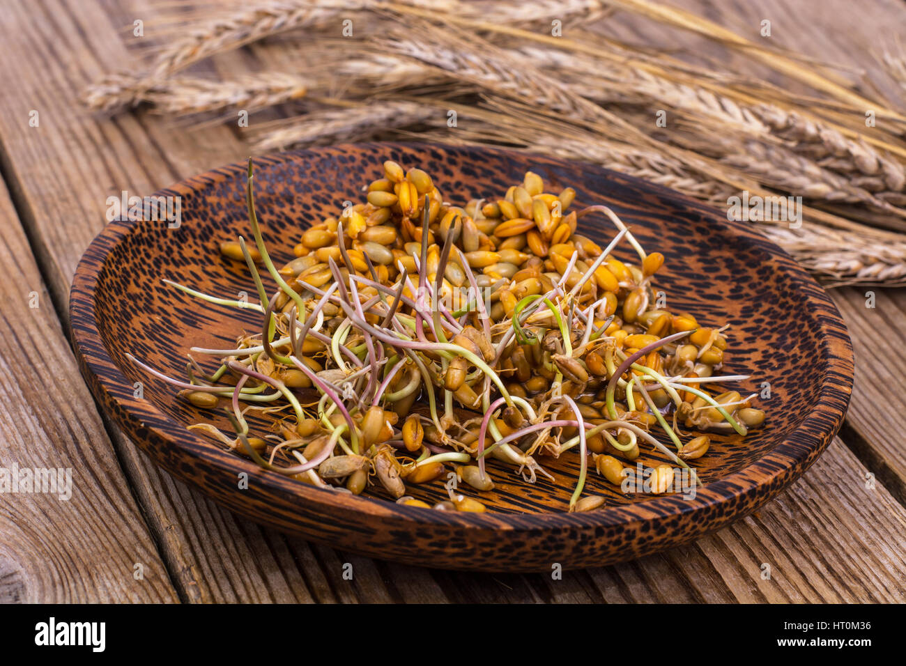 Wholesome food-grains germinated Stock Photo - Alamy
