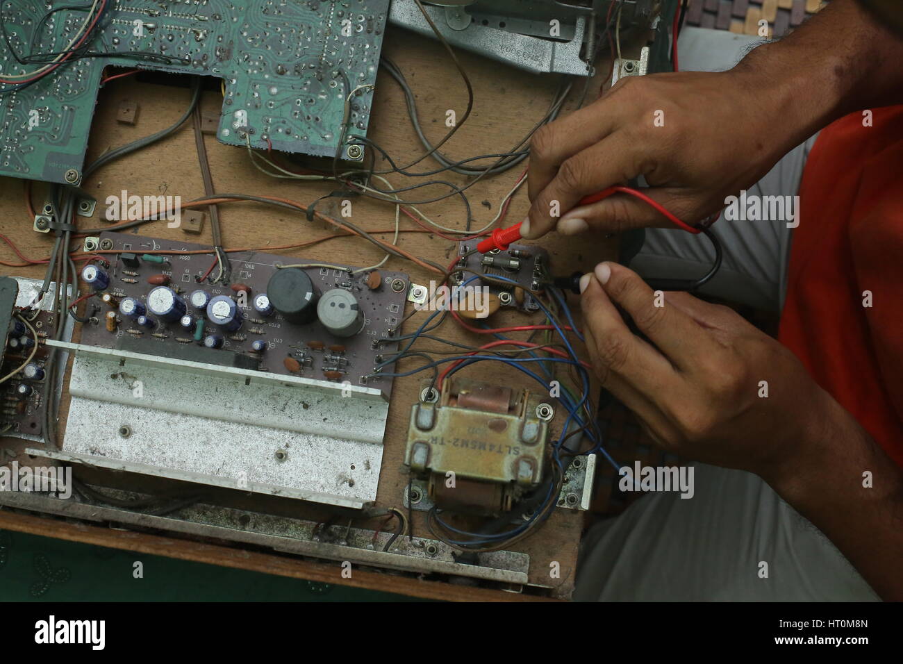 Repair and diagnostic electronics device Stock Photo - Alamy