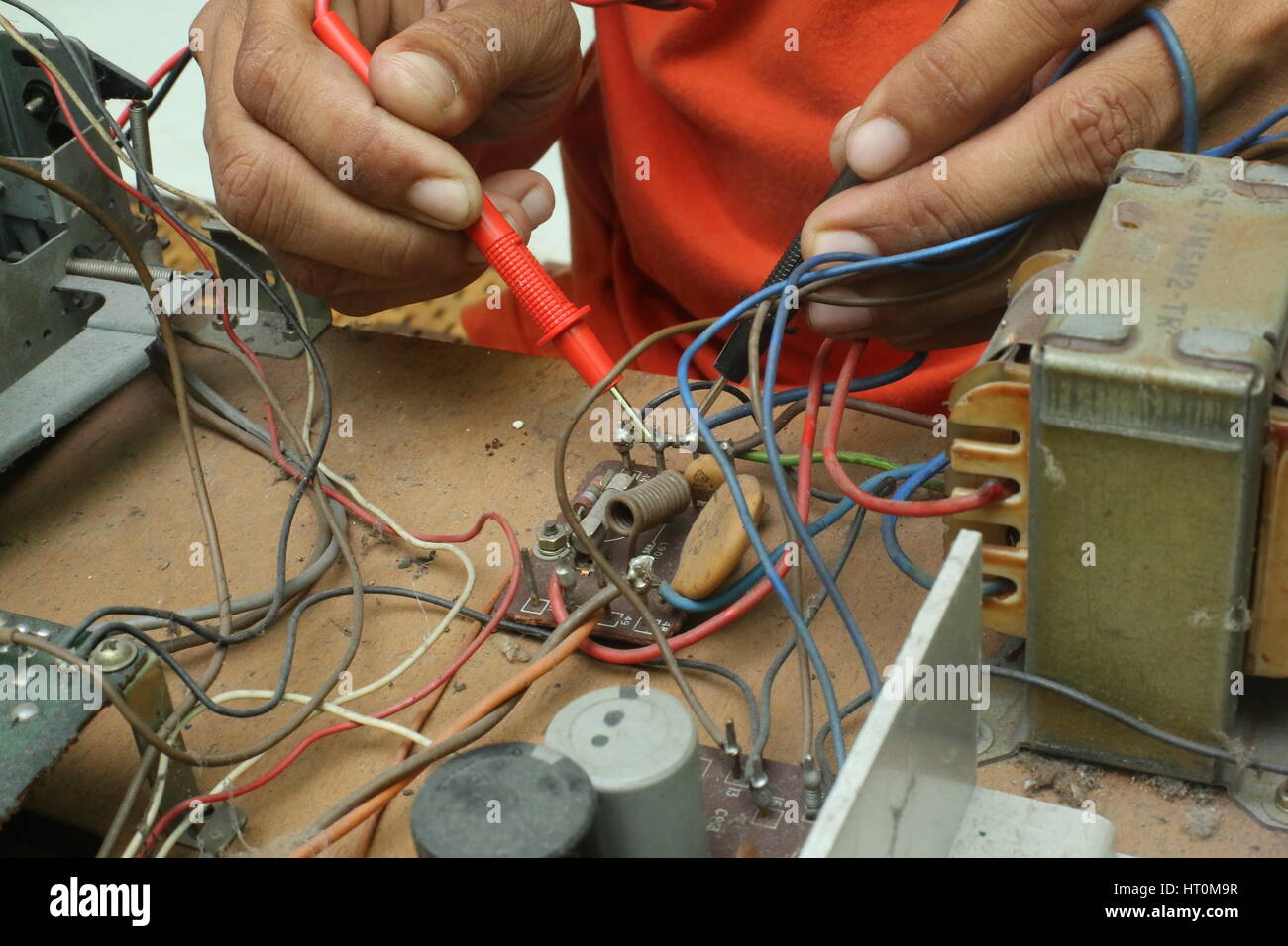 Repair and diagnostic electronics device Stock Photo - Alamy