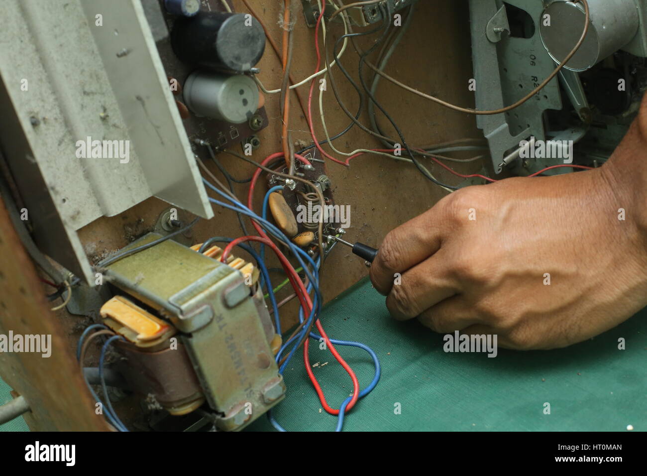 Repair and diagnostic electronics device Stock Photo - Alamy