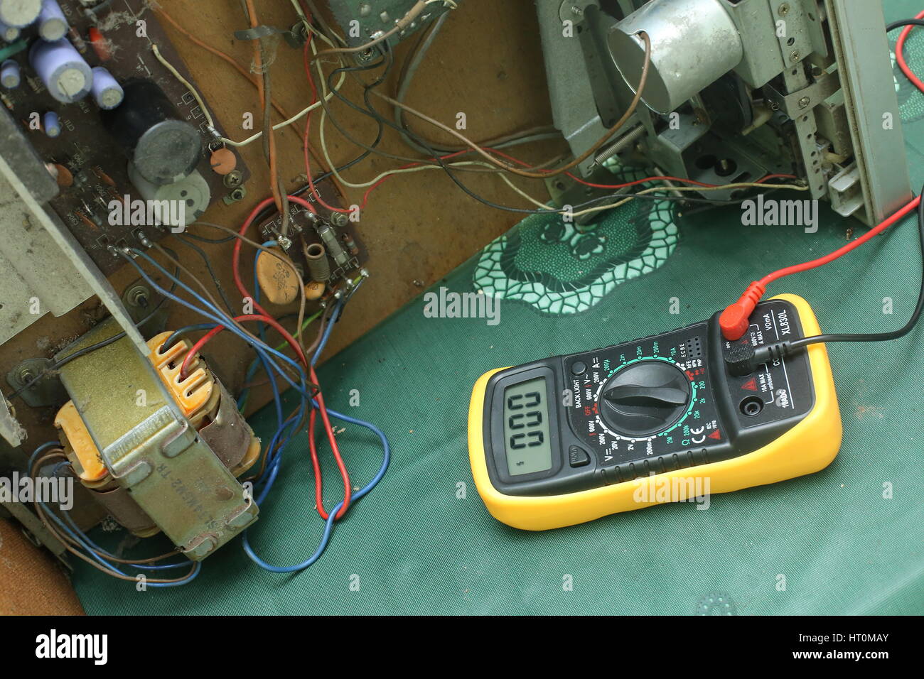 Repair and diagnostic electronics device Stock Photo - Alamy