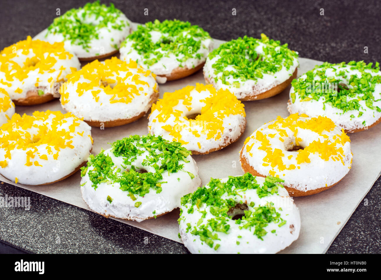White donuts hi-res stock photography and images - Alamy