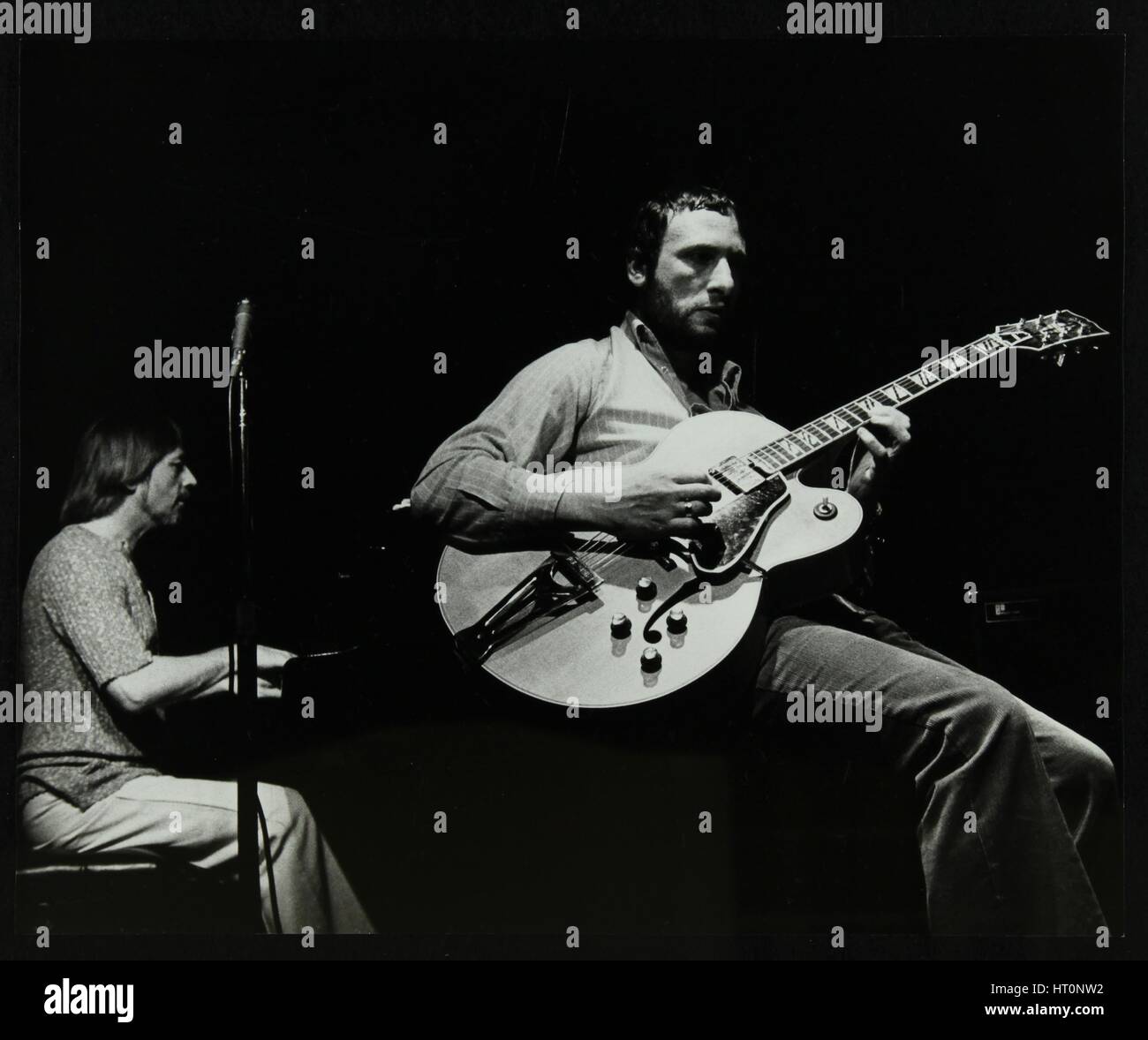 Phil Lee (guitar) and Michael Garrick (piano) playing at The Stables ...