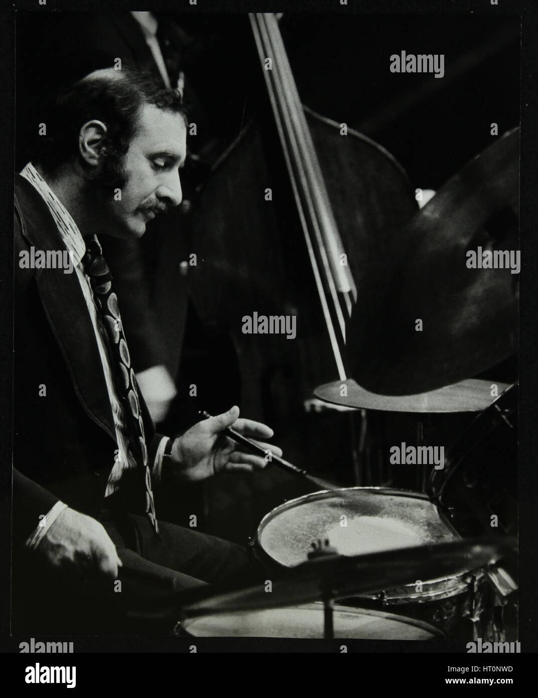 Alan Jackson on the drums at The Stables, Wavendon, Buckinghamshire ...