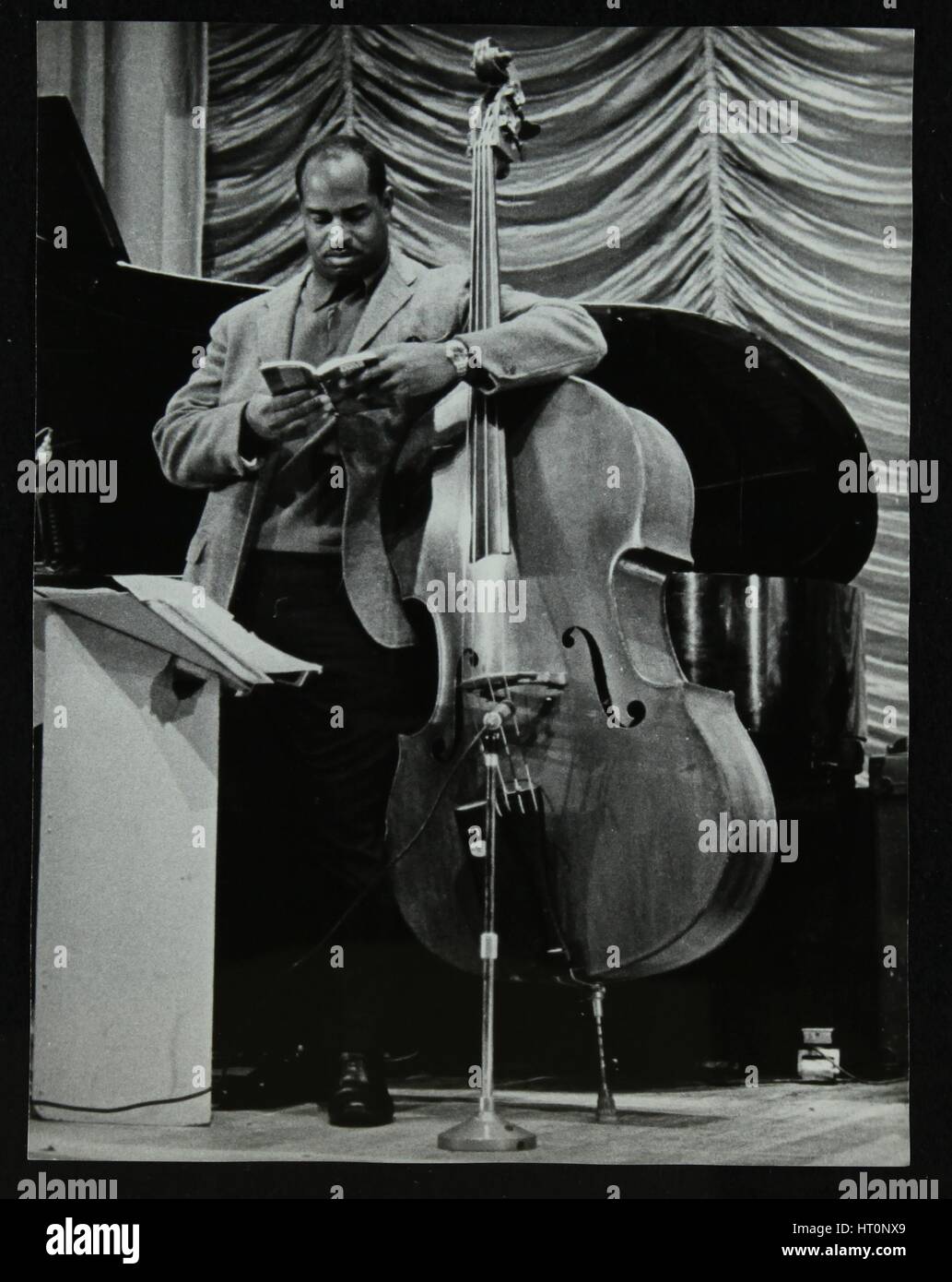 American double bassist Eddie Jones, Welwyn Garden City Cinema ...