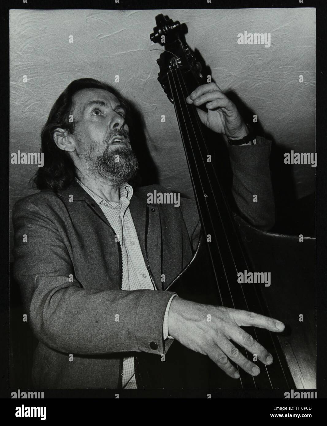 Bassist Peter Ind at the Bass Clef, London, 1985. Artist: Denis ...