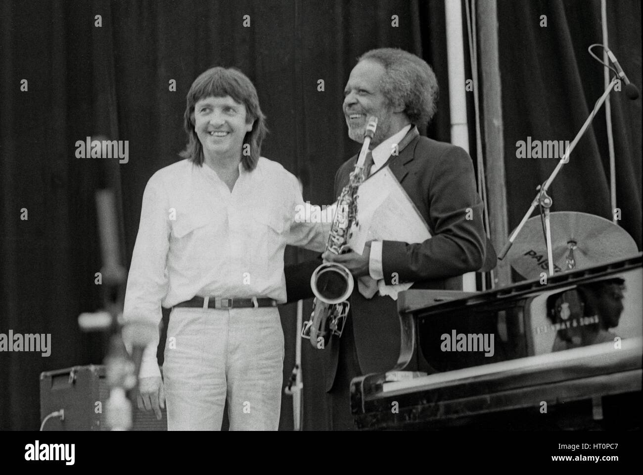 Howard Riley, Jaki Byard, Pendley Jazz Festival, 1985. Artist: Brian O ...